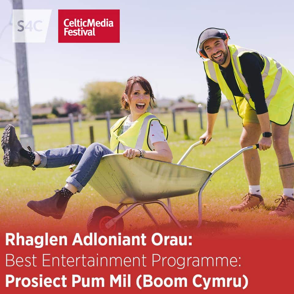 Prosiect Pum Mil yn ennill yng Ngwobrau Gŵyl Cyfryngau Celtaidd 2020 ...
